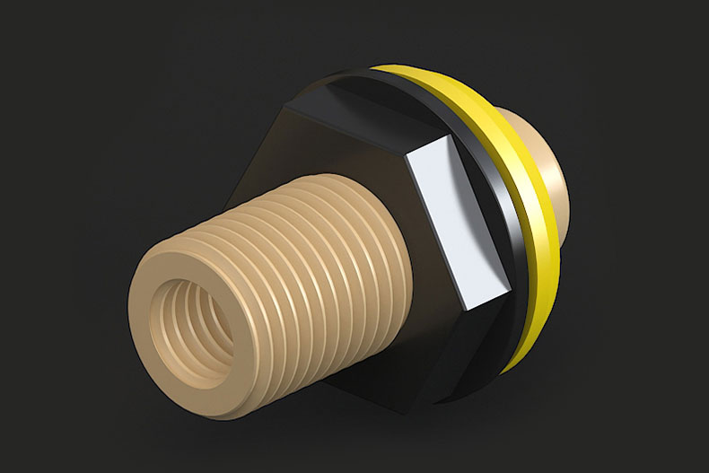 PEEK Female Thread Bulkhead Union - Nanjing Runze Fluid Control ...