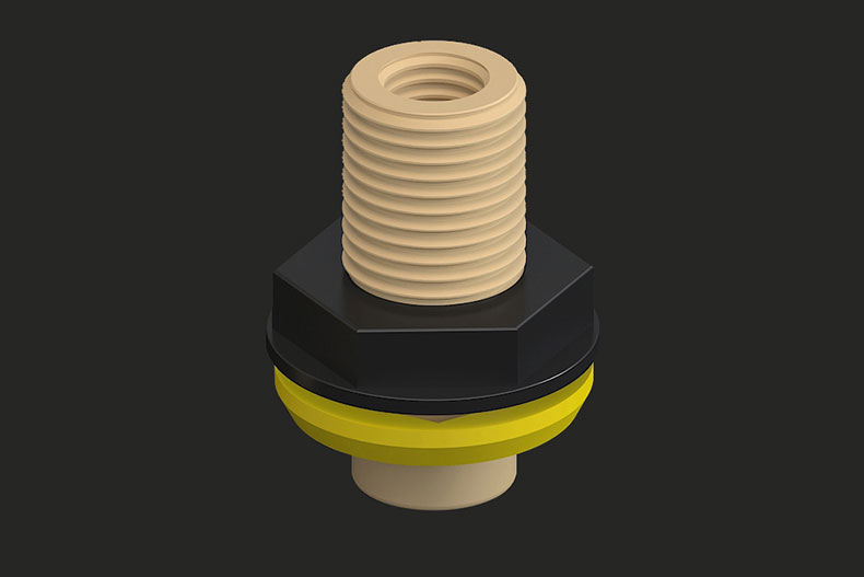 PEEK Female Thread Bulkhead Union - Nanjing Runze Fluid Control ...