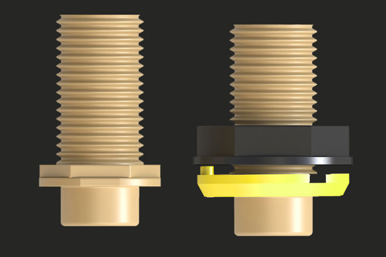 PEEK Female Thread Bulkhead Union - Nanjing Runze Fluid Control ...