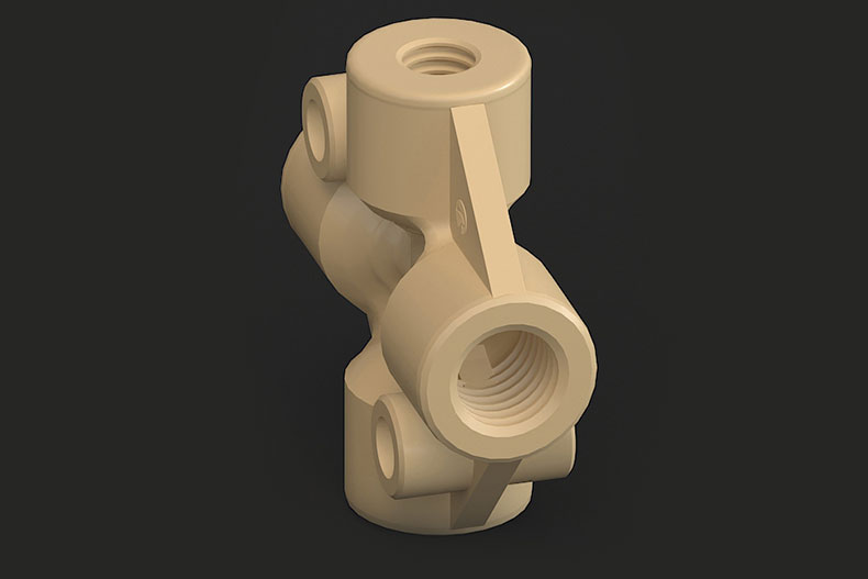 PEEK Female Thread Cross Adapter - Nanjing Runze Fluid Control ...