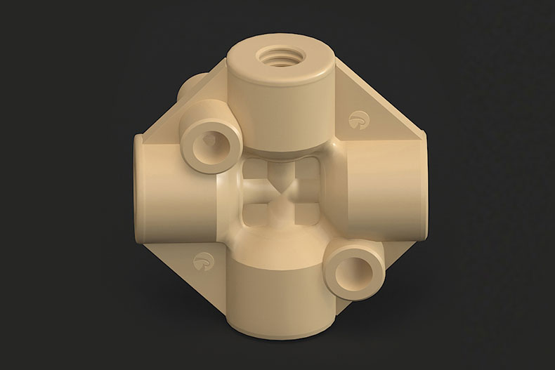 PEEK Female Thread Cross Adapter - Nanjing Runze Fluid Control ...