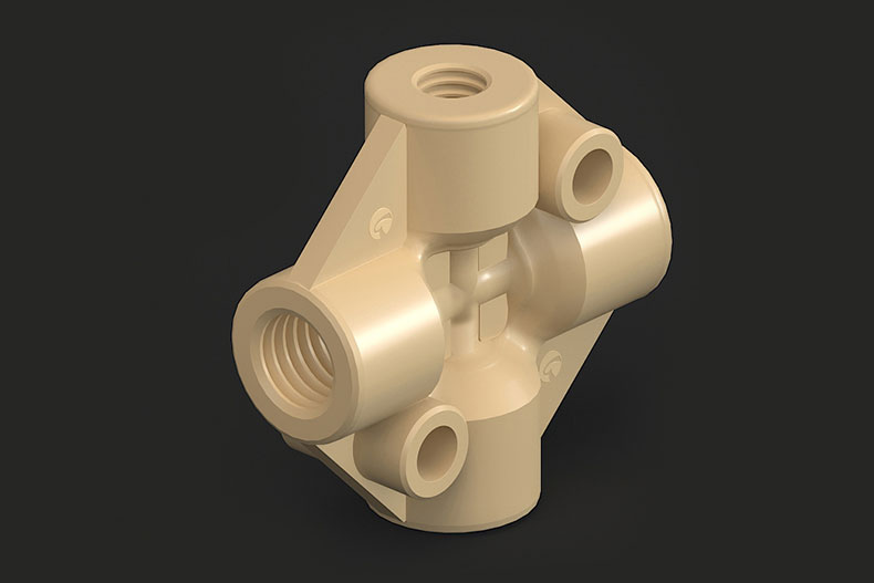 PEEK Female Thread Cross Adapter - Nanjing Runze Fluid Control ...
