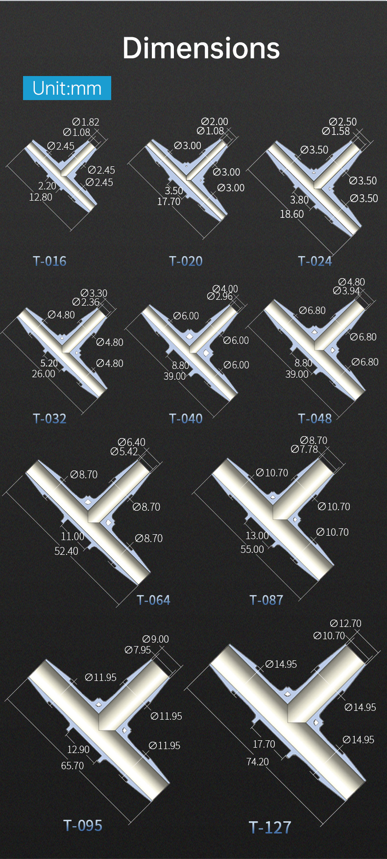 Runze Fluid: OEM Precision Barbed T Connectors, Hose & Tube Barb ...