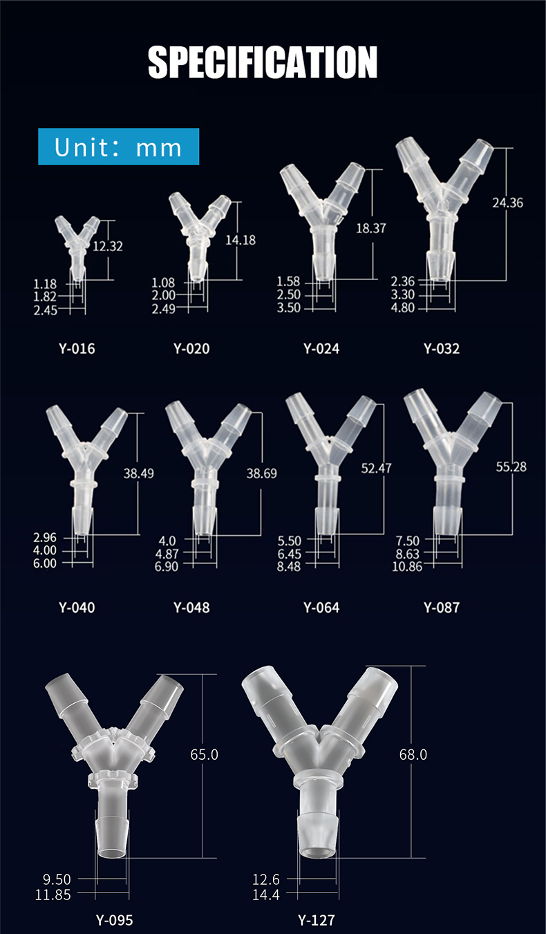 Runze Fluid: OEM Precision Barbed Y Connectors Supplier