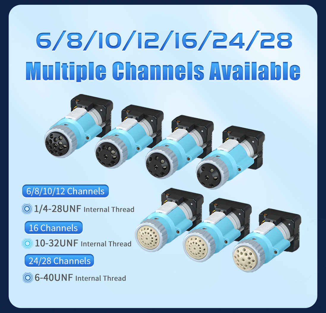Multi-Channel Selector Valves Supplier | Runze Fluid